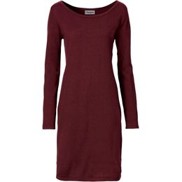 bonprix Damen Strickkleid "Strickkleid", rot, Gr. 40, Obermaterial: 70% Baumwolle, 30% Polyamid, Kleider, f&uuml;r den Alltag, aus Baumwolle und Polyamid,