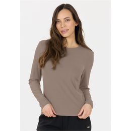 ENDURANCE ATHLECIA ATHLECIA Herren Funktionsshirt "Tinashe", beige, Gr. 40, unifarben, 92% Viskose, 8% Elasthan, Shirts, mit QuickDry-Funktion