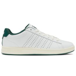 K-Swiss Herren Sneaker "COURT BASE II", Gr. 43, wei&szlig;, Leder, Schuhe