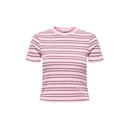 Only Damen T-Shirt "T-Shirt ONLLUPE STRIPE TEE 1er Pack", bunt, Gr. XL, Obermaterial: 60% Polyester PES. 32% Viskose CV. 8% Elasthan EL., Shirts
