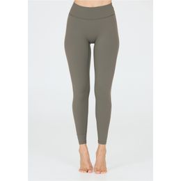 ENDURANCE ATHLECIA ATHLECIA Damen Trainingstights "Luxe", grau, Gr. 32, unifarben, 80% Polyamid, 20% Elasthan, Hosen, mit Kompressionswirkung