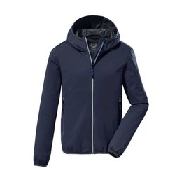 Killtec Jungen Funktionsjacke "KOS 167 BYS JCKT", blau, Gr. 128, Oberstoff: 100% Polyester, Jacken, Ultraleichte, wasserabweisende Kids-Jacke,