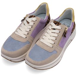 Ara Damen Plateausneaker "SAPPORO 3.0", Gr. 7multicolor, leo, Veloursleder, Velourslederimitat, Schuhe, Freizeitschuh, Halbschuh, Schn&uuml;rer mit High
