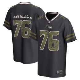 Fanatics Herren Footballtrikot "Fanatics Trikot Seattle Seahawks CAMO Foundation", schwarz, Gr. S, 100% Polyester, Trikots