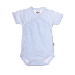 Liliput Jungen Body, Gr. 62, blau, 100% Baumwolle, gestreift, Bodys, mit praktischer Druckknopfleiste