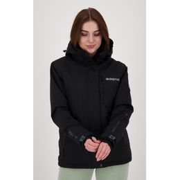 DEPROC Active Damen Winterjacke "MONTREAL WOMEN", schwarz, Gr. 50, 96% Polyester; 4% Elastan, Jacken, auch in Gro&szlig;en Gr&ouml;&szlig;en erh&auml;ltlich