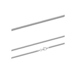 Firetti Damen Schlangenkette "Schmuck Geschenk Silber 925 Collierkette 1,6 mm breit", 45, Silber 925 (Sterlingsilber), B: 1,6mm, silber, Silber 925