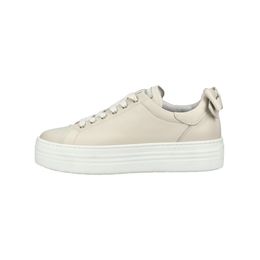 Nero Giardini Damen Plateausneaker "Nero Giardini Sneaker Leder", Gr. 38beige, Leder, Schuhe