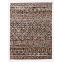Teppich HEINE HOME, B:200cm H:7mm L:281cm, bunt, Kunstfaser, Polyester, Polypropylen, Wohnzimmer, Teppiche