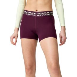 Brooks PR Elite Shorty 3" Bekleidung Damen lila