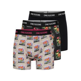 Only & Sons Only & Sons Boxer shorts male Pink, Black size M