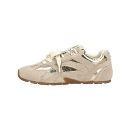 Steve Madden Damen Sneaker "Steve Madden Sneaker Leder", Gr. 37gold, beige, Leder, Schuhe