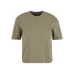 Urban Classics Damen T-Shirt "Urban Classics Ladies Sorona Loose Fit Tee", beige, Gr. L, unifarben, 70% Baumwolle, 30% Polyester (Sorona), Shirts