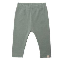 Liliput M&auml;dchen Leggings "Little One", gr&uuml;n, Gr. 50, unifarben, 95% Baumwolle, 5% Polyester, Hosen, aus weichem Rippstrick