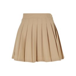 Karl Kani Damen Jerseyrock "Karl Kani Damen KW231-058-1 KK Small Signature Tennis Skirt"sand, Gr. L, unifarben, 95% Baumwolle, 5% Elasthan, R&ouml;cke