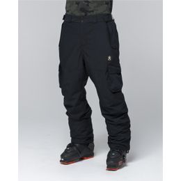 BULA Herren Skihose "Liftie", schwarz, Gr. L, unifarben, 100% Polyester, Hosen, mit wasserdichter Funktion