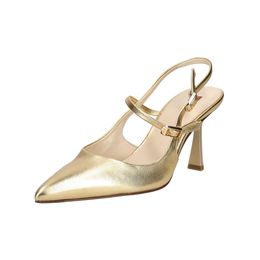 H&ouml;gl H&Ouml;GL Damen Slingpumps "H&ouml;gl Pumps Leder", Gr. 38,5gold, Leder, Schuhe