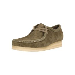 Clarks Herren Schn&uuml;rschuh "Wallabee", Gr. 42, braun, Schuhe, aus hochwertigem Oasis-Wildleder