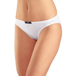 H.I.S. H.I.S Damen Slip, Gr. 44, wei&szlig;, Jersey, Obermaterial: 95% Baumwolle, 5% Elasthan, unifarben, Unterhosen, aus elastischer Baumwoll-Qualit&auml;t