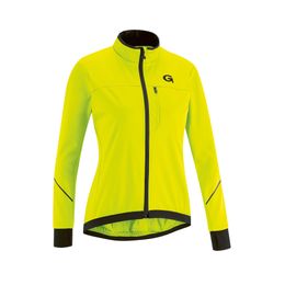 Gonso Damen Fahrradjacke "SORBA", gelb, Gr. 44, 100% Polyester, Jacken, Wasserabweisend und winddichtes Funktionsmaterial