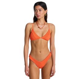 Billabong Damen Bikini-Hose "Summer High V Hike"fusion orange, Gr. M, Obermaterial: 69% Microfaser, 23% Microfaser, 8% Elasthan;, Badehosen