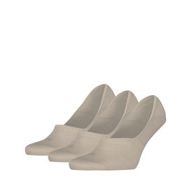 Calvin Klein Herren F&uuml;&szlig;linge "CK MEN FOOTIE MC", Gr. 43beige, Baumwollmischung, Socken, Antirutsch Noppen im Fersenbereich