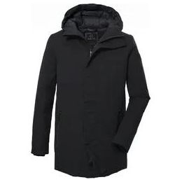 Parka "GW 4 MN PRK", Herren, Gr. L, schwarz, Obermaterial: 100% Polyester;Futter: 100% Polyester;F&uuml;llung: 100% Polyester, G.I.G.A. DX BY KILLTEC, Jacken Parka, Wasserdichter, atmungsaktiver Winterparka mit regulierbarer Kapuze