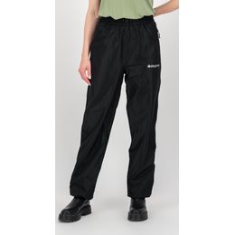 DEPROC Active Damen Regenhose "KORSIKA WMN", schwarz, Gr. XL, 100% Polyester, Hosen, Seitlicher &Ouml;ffnungsrei&szlig;verschluss,auch in Gro&szlig;en Gr&ouml;&szlig;en