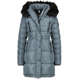 alife and kickin ALIFE & KICKIN Damen Winterjacke "Damen NicolaAK A", blau, Gr. S, 100% Polyester, Jacken