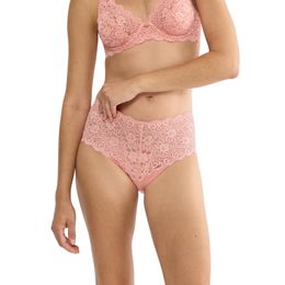 Triumph Damen Maxislip "Amourette", Gr. 44cherry rose, Microtouch, Obermaterial: 83% Polyamid, 17% Elasthan, Unterhosen, mit Stretch-Spitze,