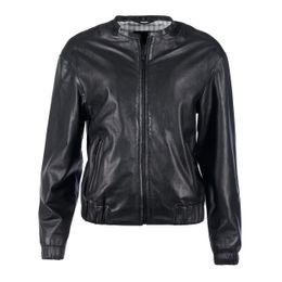 Mustang Damen Lederjacke "31023227", schwarz, Gr. XL, Obermaterial: 100% Schafsleder; Futter: 100% Baumwolle; &Auml;rmelfutter: 100% Polyester; F&uuml;llung: