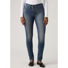 Levi's LEVI'S Damen Skinny-fit-Jeans "311 HERITAGE SKINNY"leaving early, Gr. 31, unifarben, Denim/Jeans, Obermaterial: 80% Baumwolle, 19% Polyester, 1%