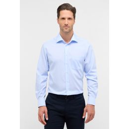 Eterna Herren Langarmhemd "MODERN FIT"hellblau, Gr. 43, Popeline, 100% Baumwolle, Hemden, NON IRON (b&uuml;gelfrei)