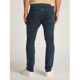 Tommy Jeans Herren Tapered-fit-Jeans "Austim Slim Tapered", blau, Gr. 34, Denim/Jeans, Obermaterial: 98% Baumwolle, 2% sonstige Fasern, Jeans, mit