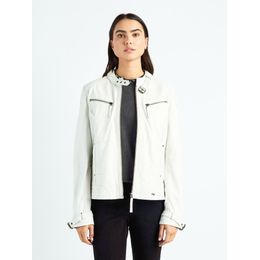 Maze Damen Lederjacke "31Ryana", wei&szlig;, Gr. M, Obermaterial: 100% Lammleder. Futter: 100% Baumwolle. &Auml;rmelfutter: 100% Polyester, Jacken