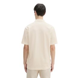 Marc O'Polo MARC O'POLO Herren Poloshirt "im strukturierten Karo-Jacquard"silky wei&szlig;, Gr. XXXL, unifarben, Obermaterial: 100% Baumwolle, Shirts
