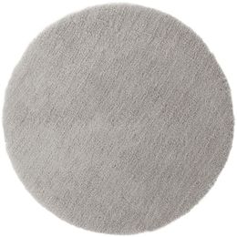 Teppich HEINE HOME, B:90cm H:25mm L:60cm, grau, Kunstfaser, Polyester, Wohnzimmer, Teppiche