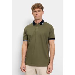 OLYMP Herren Poloshirt "OLYMP Casual Wirk, Regular Fit", gr&uuml;n, Gr. L, 100% Baumwolle, Shirts