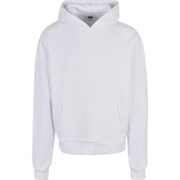 Urban Classics Herren Rundhalspullover "Urban Classics Herren Ultra Heavy Hoody"wei&szlig;, Gr. M, unifarben, 100% Baumwolle, Pullover