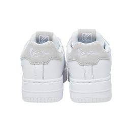 Karl Kani Herren Sneaker "Karl Kani Kids 89 UP LOGO PRM Schuhe", Gr. 36,5wei&szlig;, grau, Leder, Schuhe