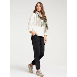 Damen Jogger Pants, schwarz, Gr. 48, Rick Cardona BY HEINE, unifarben, 70% Baumwolle, 25% Polyester, 5% Elasthan, Hosen