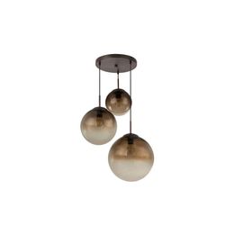 Globo Lighting Pendelleuchte &brvbar; braun &brvbar; Ma&szlig;e (cm): B: 51 H: 120 T: 51.0 &raquo; H&ouml;ffner