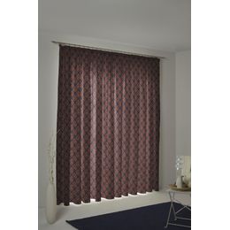 Vorhang Adam, B:145cm H:175cm, bunt, Jacquard, Baumwolle (Bio-Baumwolle), Wohnzimmer, Gardinen, "Feathers", aus 100% Bio-Baumwolle