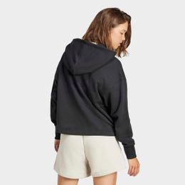 Damen Kapuzensweatshirt "W ALL SZN FT FZ", schwarz, Gr. S, adidas Sportswear, Obermaterial: 100% Baumwolle, Sweatshirts
