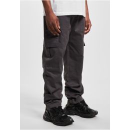 DEF Herren Cargohose "DEF Herren DEF Straight Cargopant"anthrazit, Gr. L, unifarben, 98% Baumwolle, 2% Elasthan, Hosen