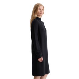 Marc O'Polo MARC O'POLO Damen Strickkleid "aus softer Bio-Baumwolle", schwarz, Gr. 32, unifarben, Obermaterial: 100% Baumwolle, Kleider