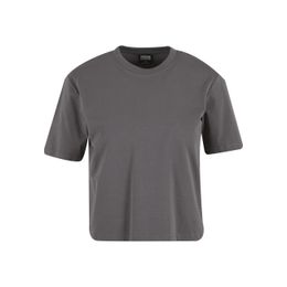Urban Classics Damen T-Shirt "Urban Classics Ladies Sorona Loose Fit Tee", grau, Gr. XS, unifarben, 70% Baumwolle, 30% Polyester (Sorona), Shirts