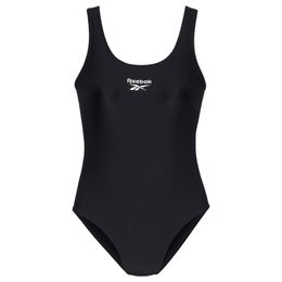 Reebok Damen Badeanzug ""Adelia"", schwarz, Gr. XS, Obermaterial: 80% Polyamid, 20% Elasthan. Futter: 100% Polyester, Badeanz&uuml;ge, Racer-Back Cut Out,
