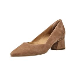 Paul Green Damen Pumps "Paul Green Pumps Veloursleder", Gr. 40,5, braun, Veloursleder, Schuhe