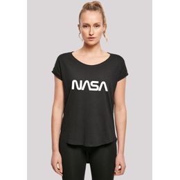 F4NT4STIC Damen T-Shirt "NASA Modern Logo Black", schwarz, Gr. XS, Obermaterial: 100% Baumwolle, Shirts, Print